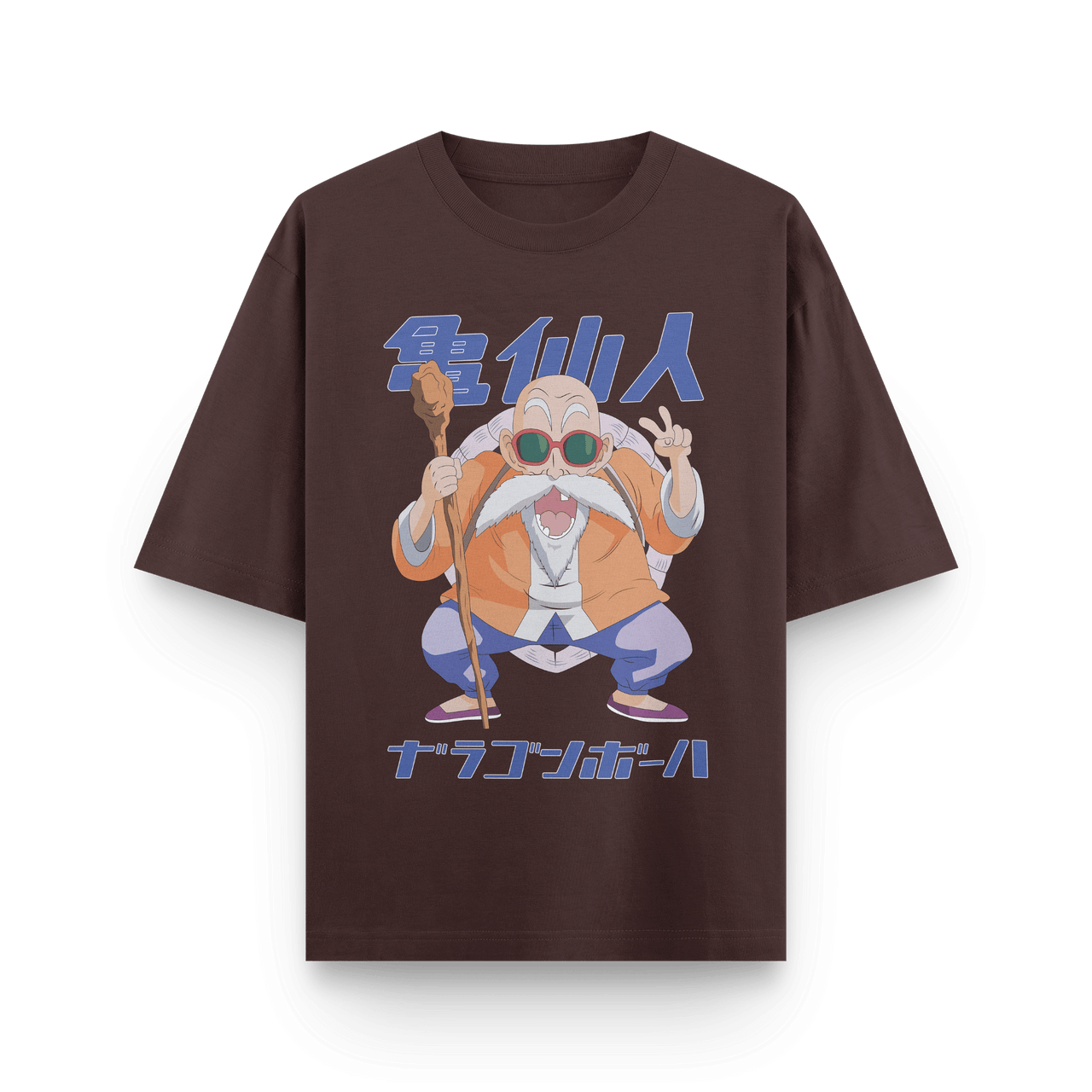 Master Roshi from Dragonball Series Anime Oversized T-Shirt – Kaihama